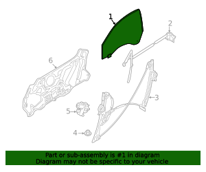 51-33-7-955-246 - Door Glass - 2021-2024 BMW | BMW Parts Exchange