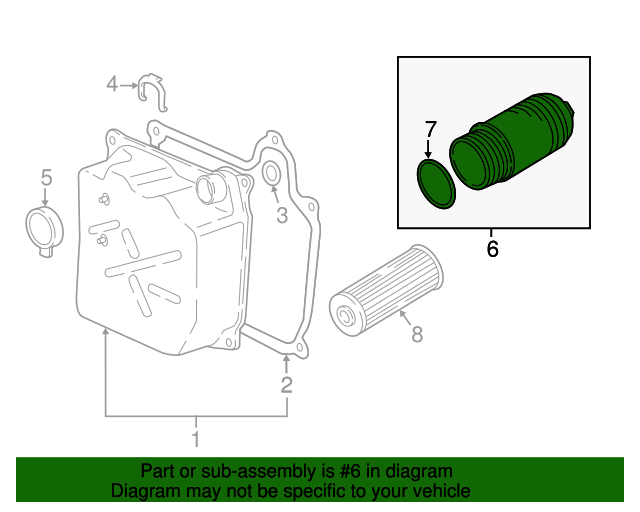 2017-2023 Audi Filter Housing 0BH-325-159 | Audi USA Parts