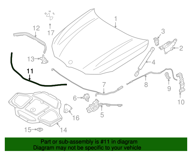 Genuine BMW 51-76-7-347-393 | Front Seal | FREE Shipping on Most Orders ...