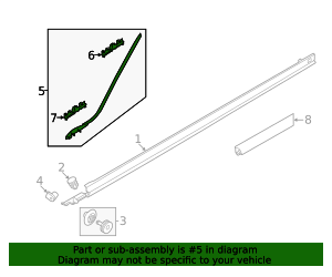31448939 - Pillar Molding - 2019 2020 Volvo XC40 | Volvo OEM Parts Direct