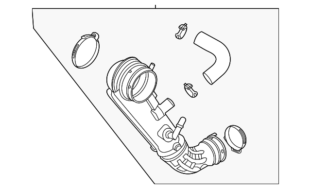 Genuine OEM Ford Part - Hose Air P1MZ-9B659-A | Genuine OEM Ford Parts ...