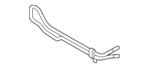 2013-2014 Hyundai Genesis Coupe Power Steering Cooler Tube 57550-2M200 ...