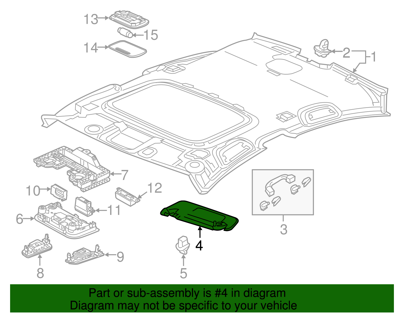 83280-TV9-A83ZB - 2016-2020 Acura ILX - Sun-Visor Assembly, L *NH802L ...