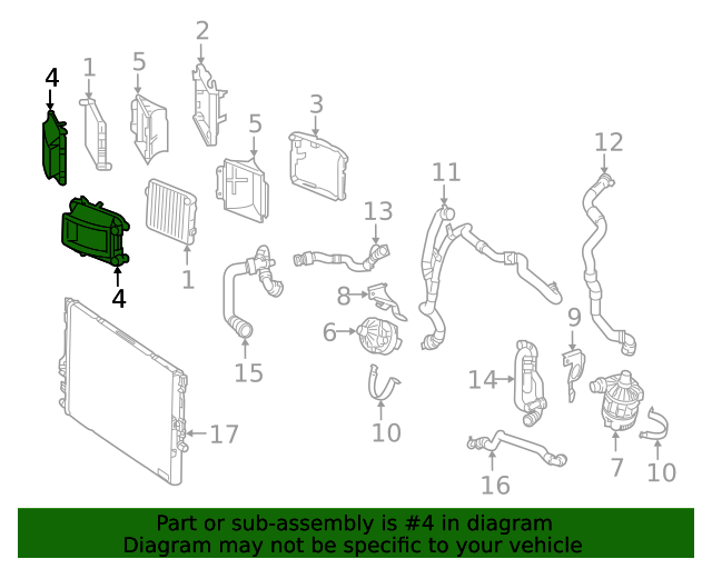 Outer Duct - Part #205-505-33-30 | Mercedes Parts Center