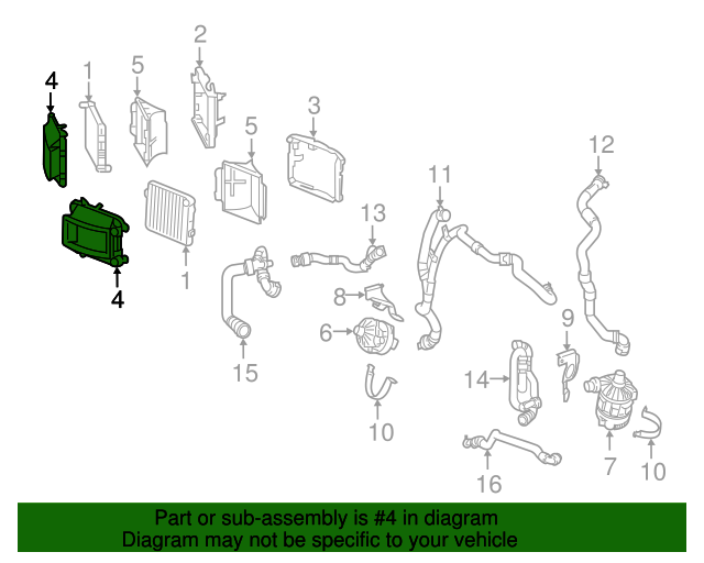 Outer Duct - Part #205-505-33-30 | Mercedes Parts Center