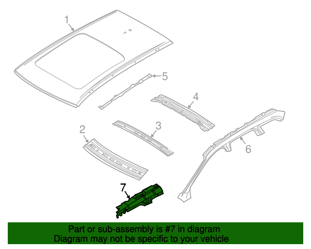 2010-2014 Volvo XC60 Inner Rail 31214306 | TascaParts.com