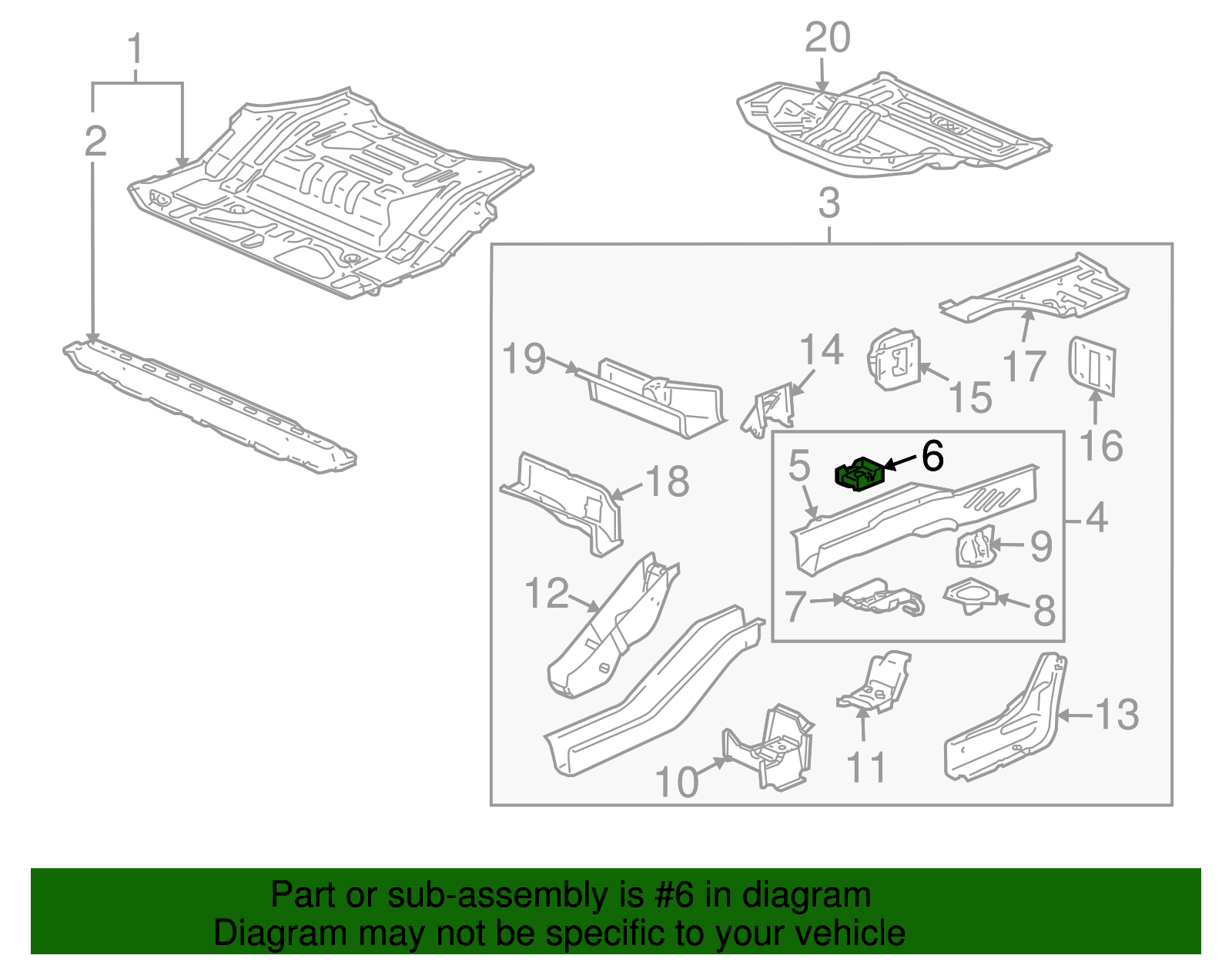2002-2007 Saturn Vue Nut 11611576 | GMPartsDirect.com