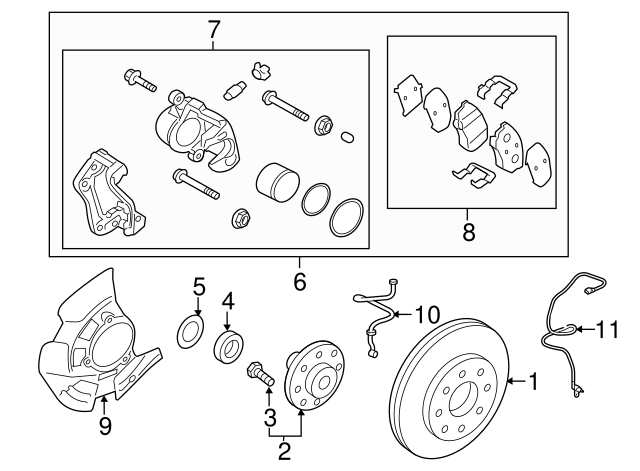 2013-2017 Hyundai Wheel Bearing 51720-3S100 | OEM Parts Online