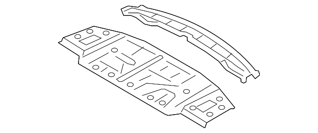 Genuine BMW 41-00-7-294-970 | Partition Panel | FREE Shipping on Most ...