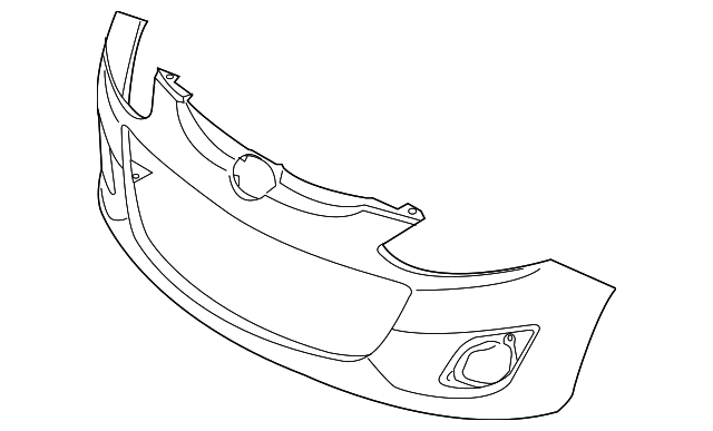 2011-2014 Mazda 2 Bumper Cover DR61-50-031E-BB | Mazda-Parts