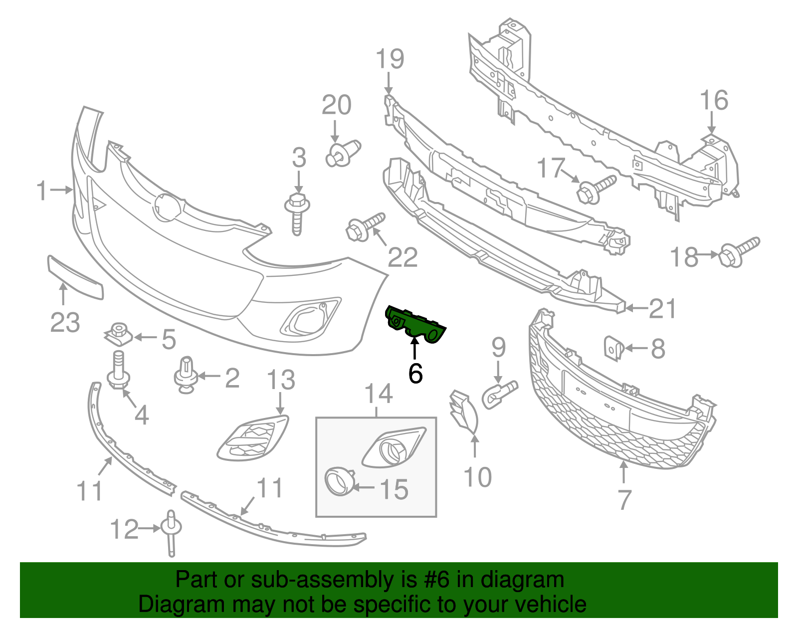 D652-50-0U1C - Retaining Bracket 2011-2014 Mazda 2 | Florida Mazda Parts