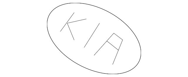 86300-G5500 - Nameplate 2022 Kia | Kia.Parts Store