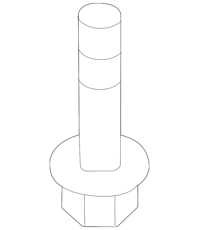12441-05207K - Outer Molding Screw 2019-2025 Kia | Kia.Parts Store