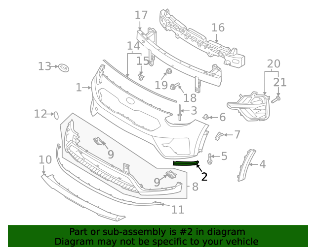 86552-Q4000 - Upper Bracket 2019-2022 Kia | Kia.Parts Store