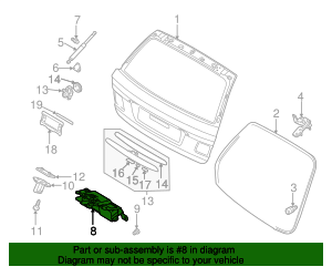 2000-2010 BMW | Lock Actuator | 51247201561 | BMW OEM Parts Store