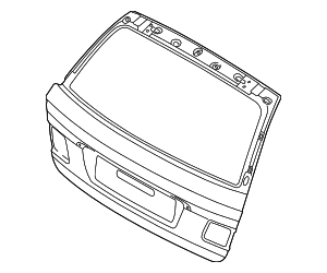 Genuine BMW 41-62-8-158-552 | Lift Gate | FREE Shipping on Most Orders ...