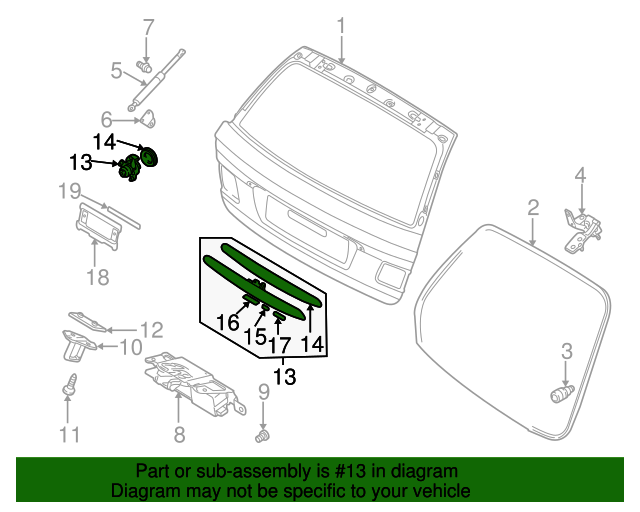 51137170963 - 2000-2005 BMW Handle (51-13-7-170-963) | BMW of South ...