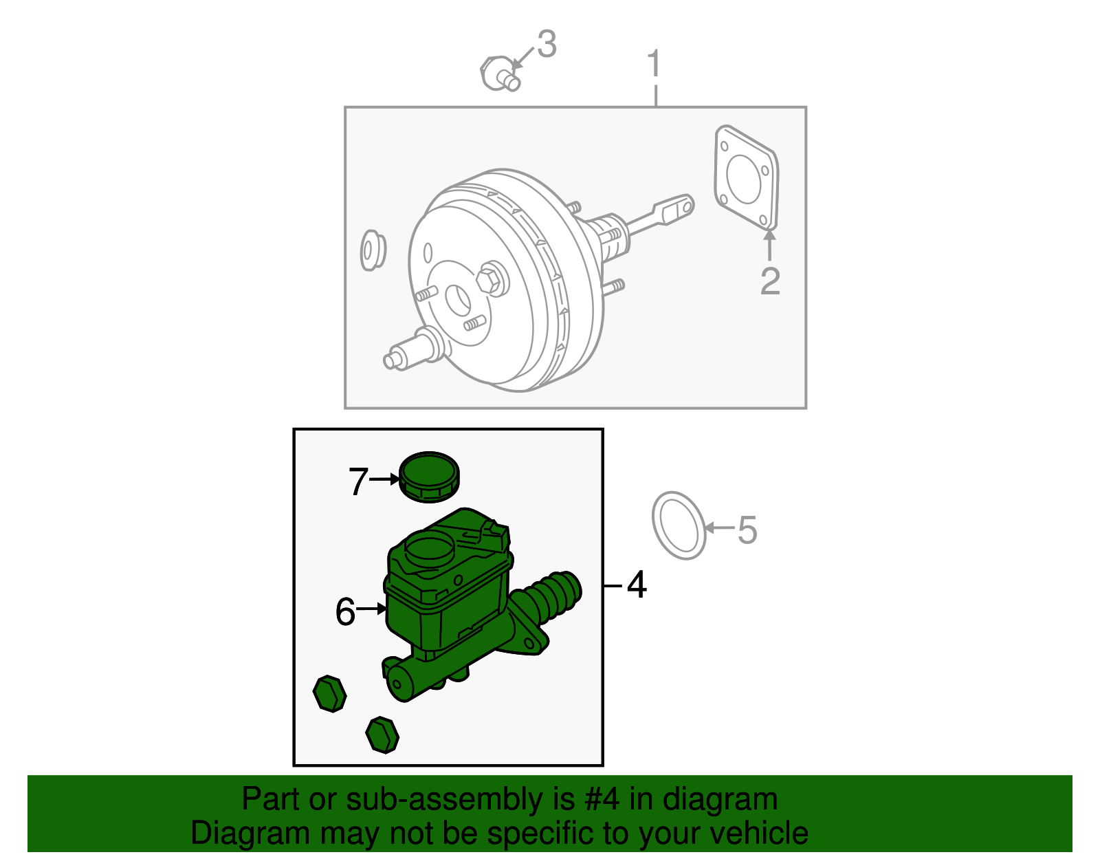 2010-2014 Ford Master Cylinder DL1Z-2140-D | Awesome Parts