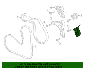 2018-2019 Buick LaCrosse Belt Idler Pulley 12680377 | GMPartsDirect.com