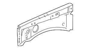 2000-2002 Toyota Land Cruiser Apron Reinforced 53706-60030 | Toyota ...