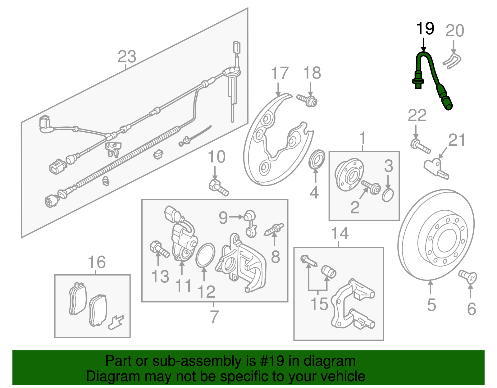 5N0-611-775-B - Brake Hose 2015 Audi | AutoNation Parts
