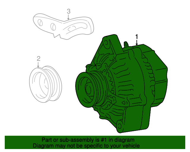 2004-2006 Toyota Alternator 27060-21140-84 | OEM Parts Online