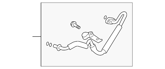 2009-2020 Nissan GT-R Discharge Hose 92490-JF11A | Nissan RVA
