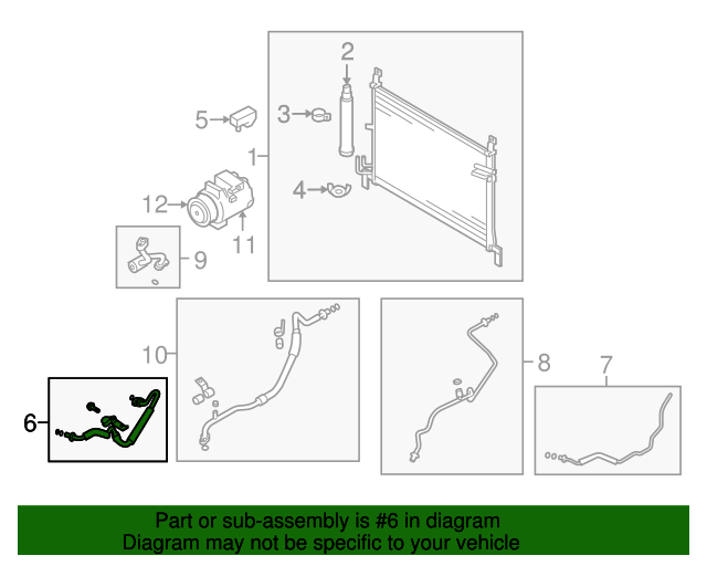 2009-2020 Nissan GT-R Discharge Hose 92490-JF11A | Nissan RVA
