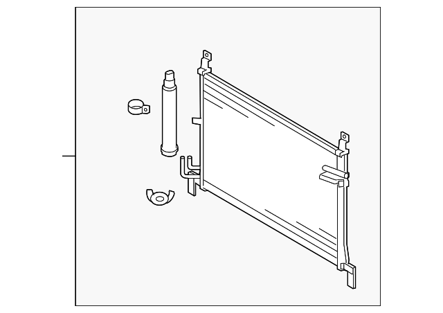 2009-2020 Nissan GT-R Condenser Assembly 92100-JF00A | Melloy Nissan Parts