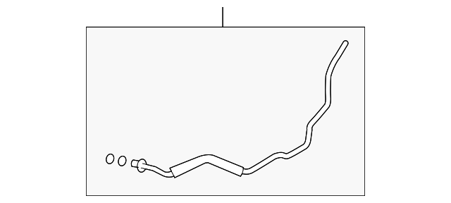 2021 Nissan GT-R Pressure Line 92441-6AV0A | Nissan Parts Plus