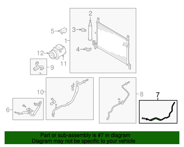 2020-2024 Nissan GT-R Pressure Line 92441-6AV0A | Nissan Parts Plus