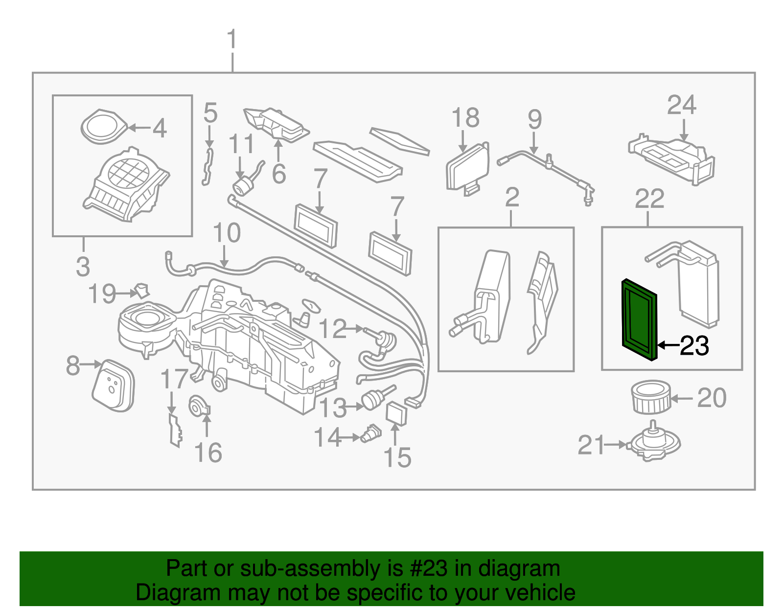 2002-2008 Ford Heater Core Seal 2L1Z-18658-AA | Retail Performance Auto ...
