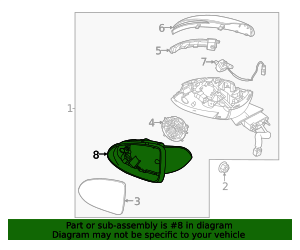 Genuine Housing for 2020-2023 Hyundai Sonata | Part# 87615-L1000 ...