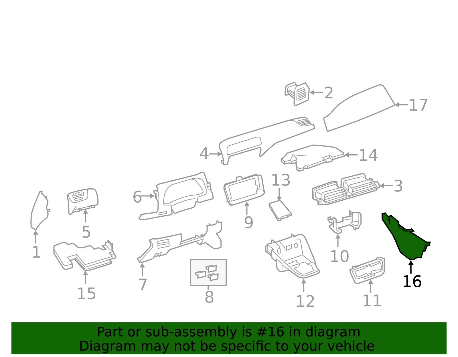 2018-2025 Nissan LEAF Lower Extension 68920-5SA0C | Team Nissan Inc.