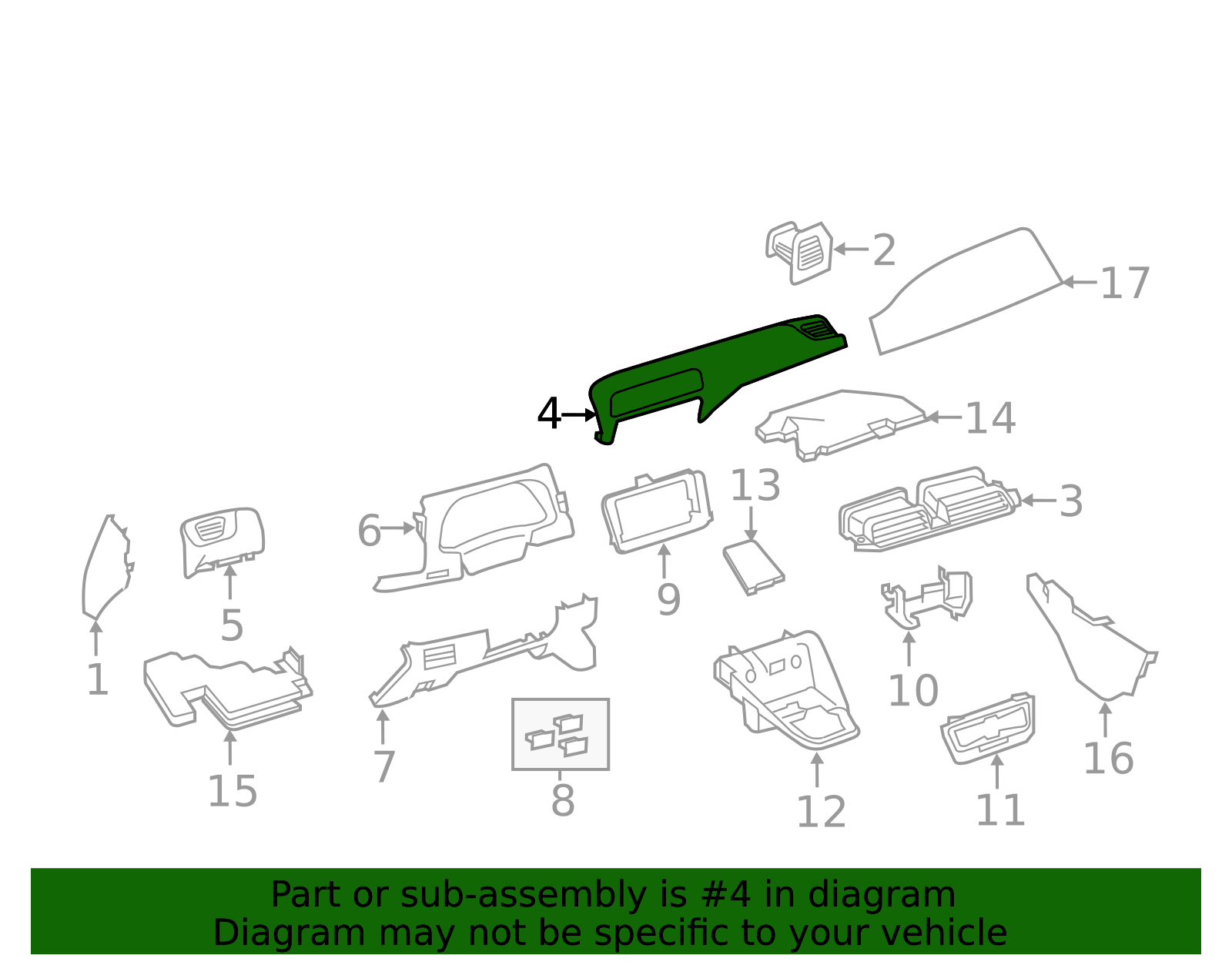 68420-5SA0A - High-Quality Instrument Panel Bezel for 2018-2023 Nissan ...