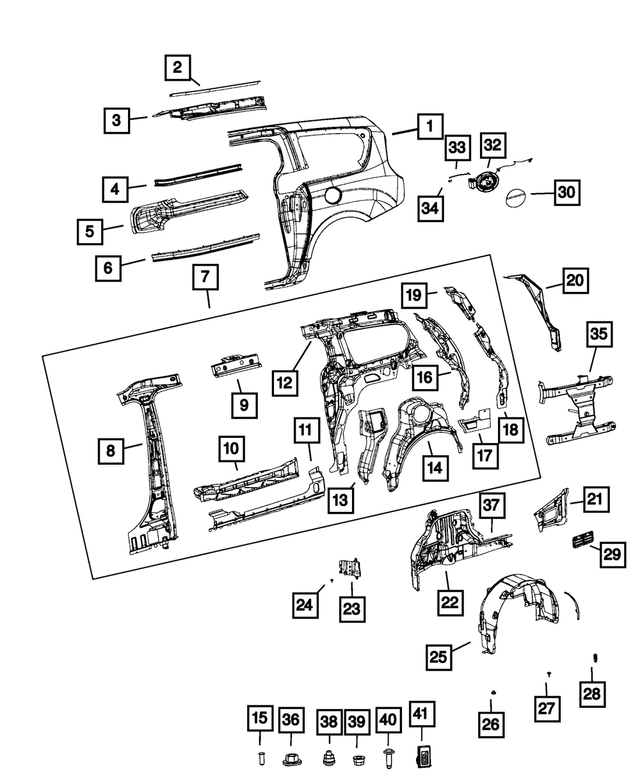 2007-2025 Mopar Weld Stud 6105018AA | Mopar eStore