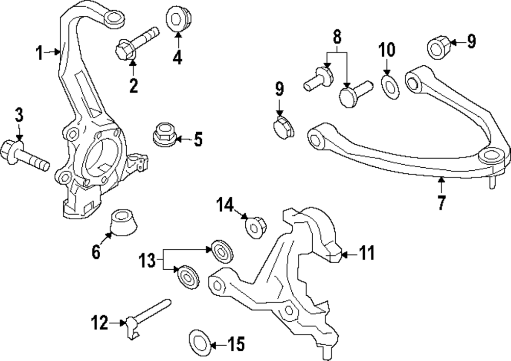2023-2025 Nissan Z Upper Control Arm 54524-6GP0A | Team Nissan Inc.