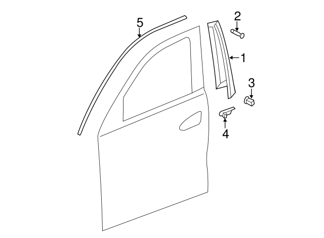 2012-2019 Mercedes-Benz Applique 166-690-01-87 | MB OEM Parts
