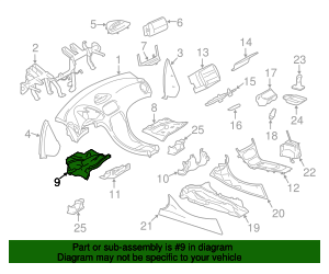 230-680-05-39-9051 - Lower Cover 2011-2012 Mercedes-Benz | Mercedes ...