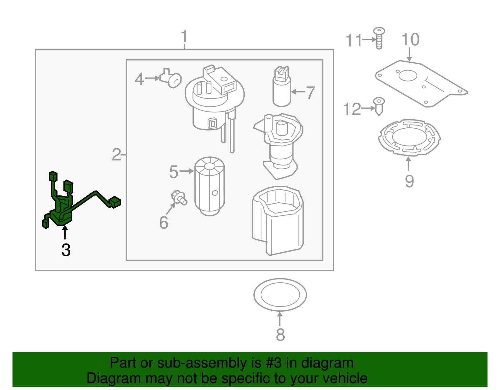 94460-D5500 - Fuel Gauge Sending Unit 2016-2020 Kia Optima | Kia.Parts ...