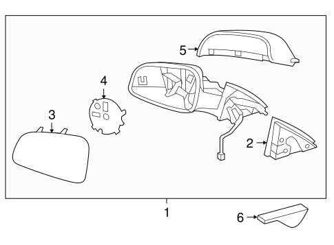 2014 chevy cruze rear view mirror replacement store