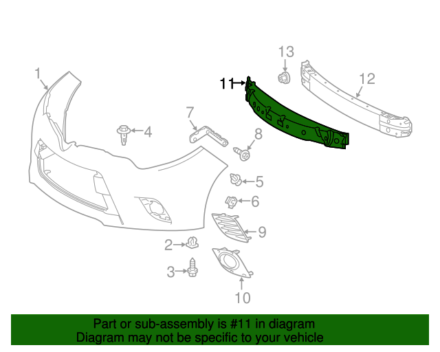 2014-2016 Toyota Corolla Absorber 52611-02280 | Toyota Parts Center