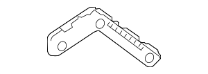 Toyota 2014-2016 Toyota Corolla Side Retainer 52116-02240 | Toyota Parts