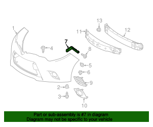 2014-2016 Toyota Corolla Side Retainer 52115-02240 | Toyota San Diego Parts