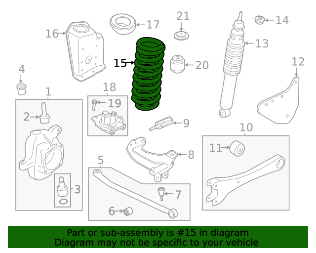 LC3Z-5310-R - Coil Spring 2020-2024 Ford | Ford Parts Direct