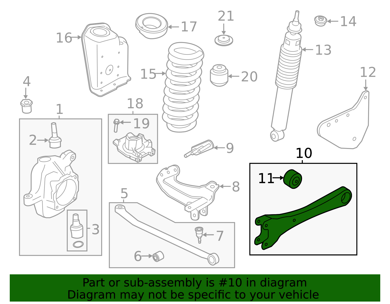 HC3Z-3A360-C - 2017-2022 Ford - Radius Arm | My Ford Parts