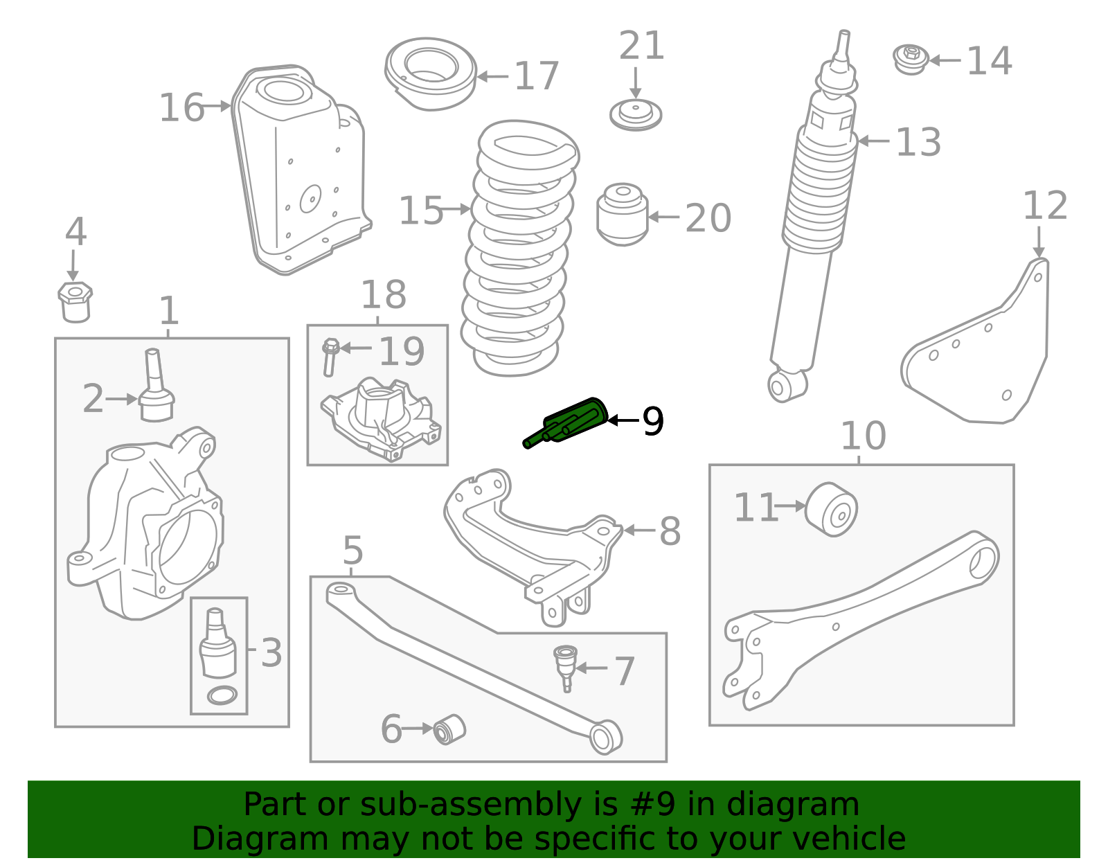 2018-2024 Ford Track Bar Bolt 5C3Z-3C398-BA | Miracle Ford Parts