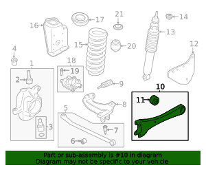 HC3Z-3A360-D 2017-2022 Ford Radius Arm | Fairway Ford Parts