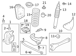 HC3Z-3A360-D 2017-2022 Ford Radius Arm | Fairway Ford Parts