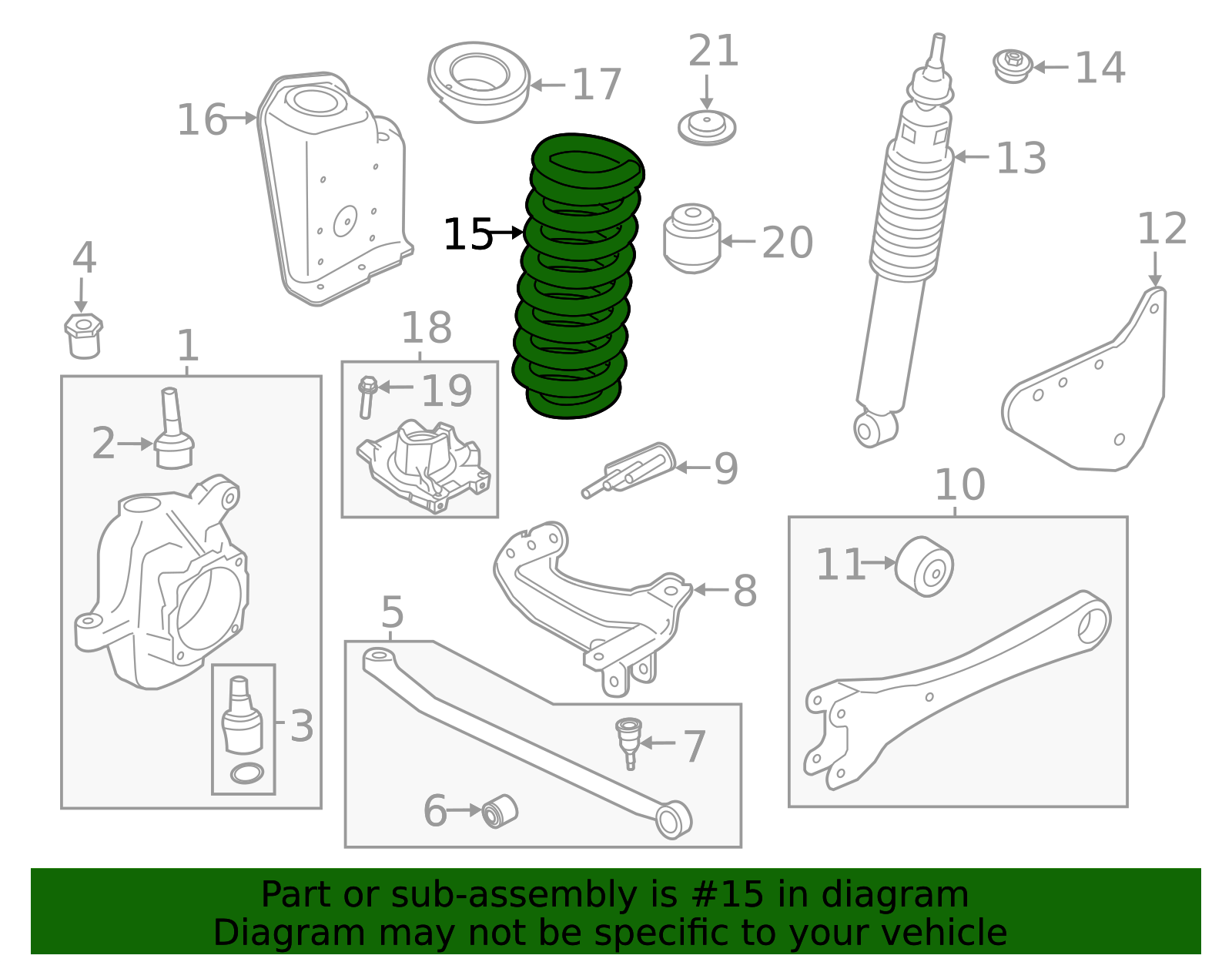 2017-2024 Ford Coil Spring HC3Z-5310-B | TascaParts.com